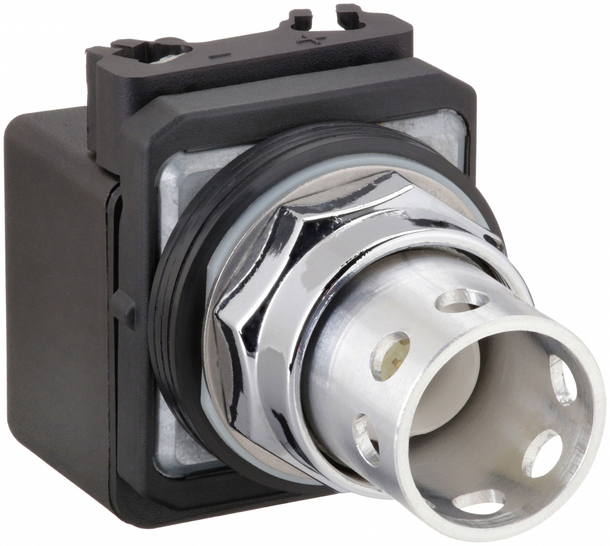 DAYTON, Clear, 30 mm Mounting Size, Extended Push Button - 30G379 ...