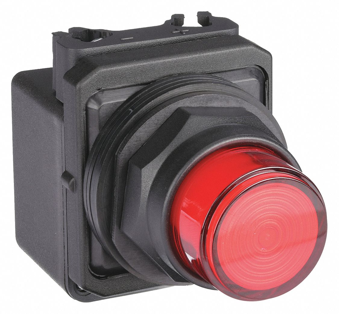 DAYTON, 30 mm Panel Mounting Size, Red, Pilot Light - 30G403|30G403 ...