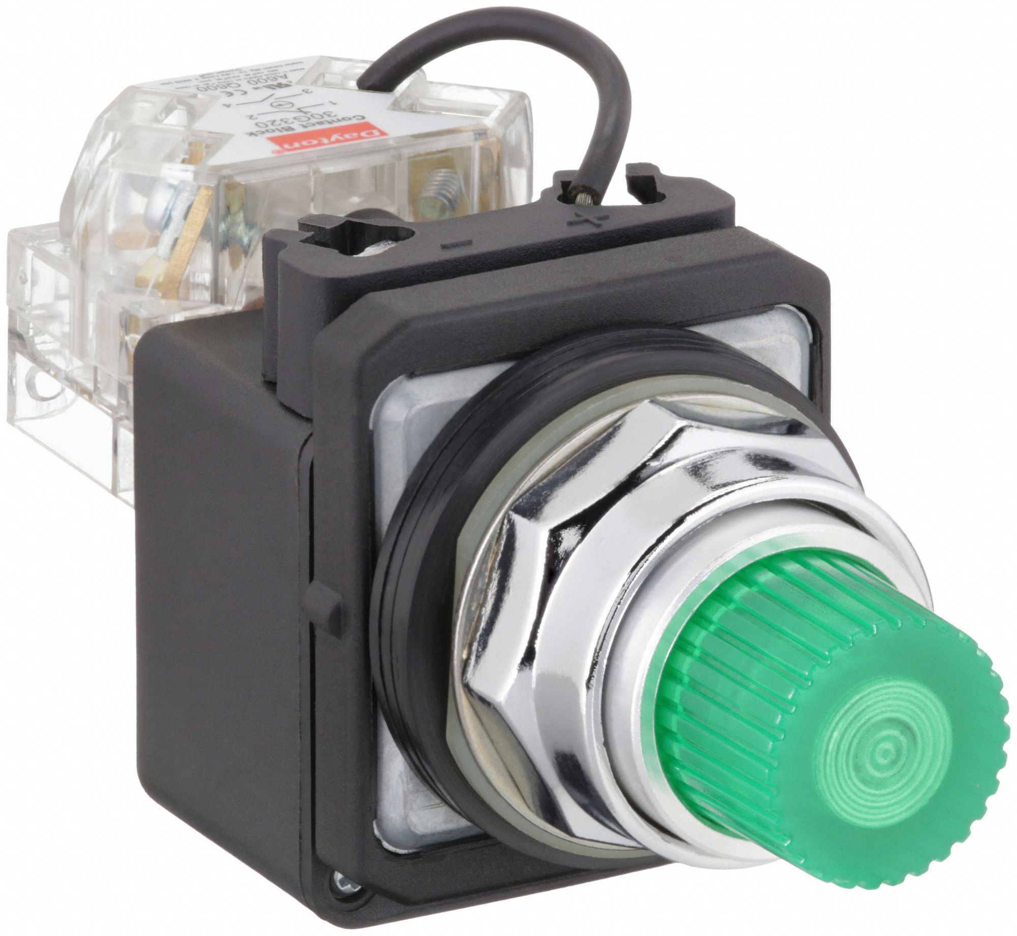 DAYTON, 30 mm Panel Mounting Size, Green, Pilot Light - 30G408|30G408 ...