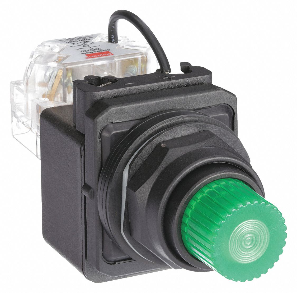 DAYTON, 30 mm Panel Mounting Size, Green, Pilot Light - 30G427|30G427 ...