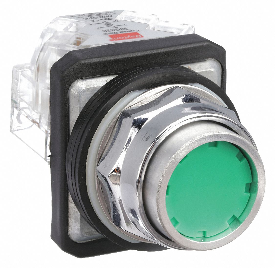 DAYTON, Extended Profile, Metallic, Extended Push Button Operator ...