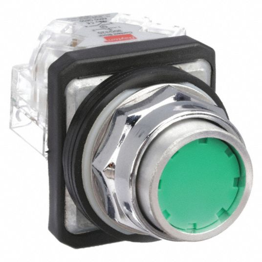 DAYTON, Extended Profile, Metallic, Extended Push Button Operator ...