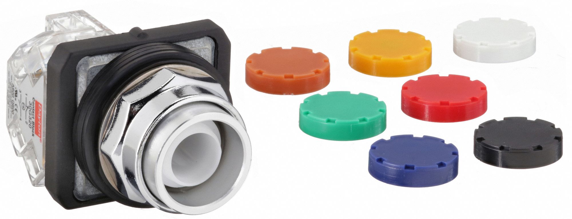 DAYTON, Non-Illuminated, Extended Profile, Extended Push Button ...