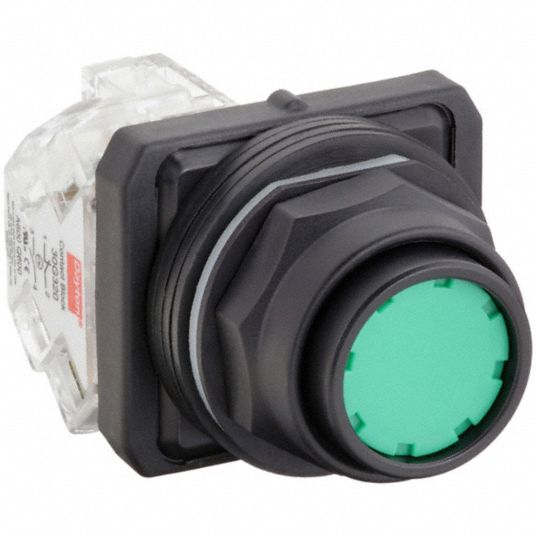 DAYTON, Extended Profile, Non-Metallic, Extended Push Button Operator ...