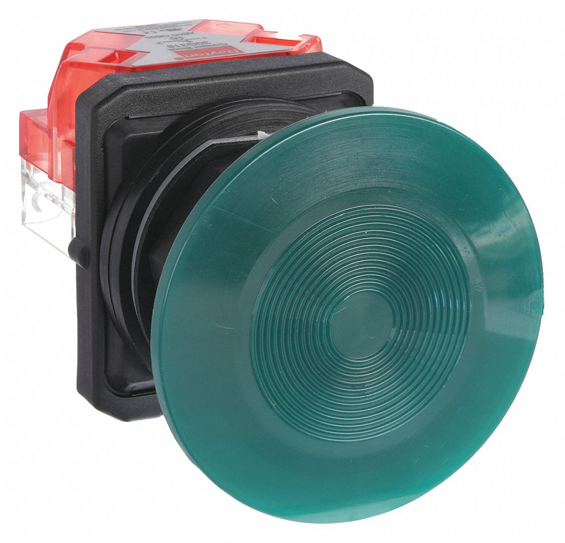 DAYTON, Non-Illuminated, Mushroom Head Profile, Mushroom Head Push ...