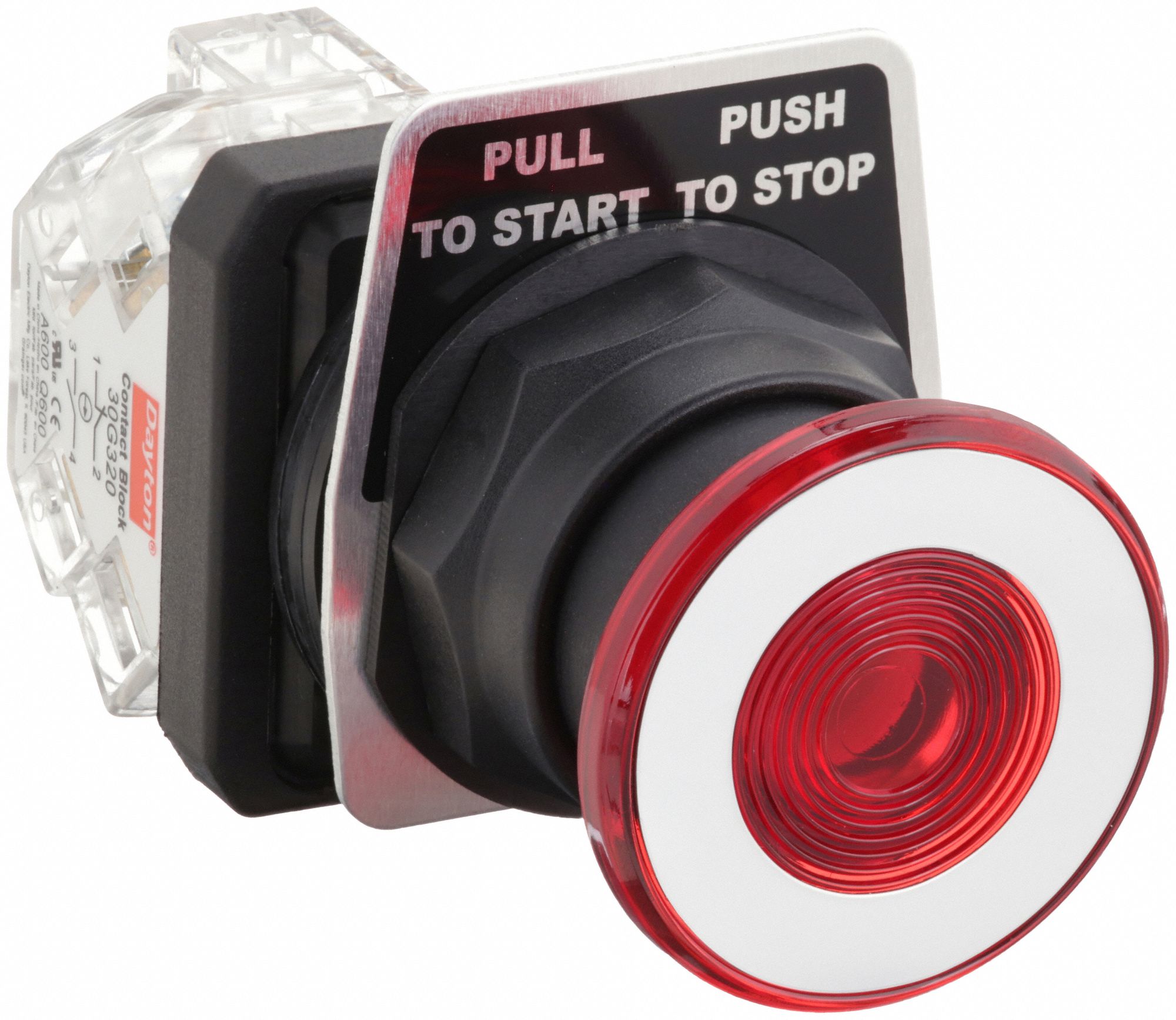 DAYTON, Non-Illuminated, Mushroom Head Profile, Mushroom Head Push ...