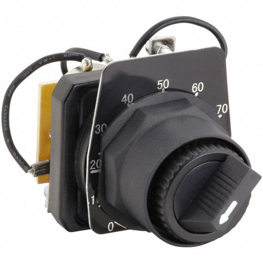 DAYTON, 30 mm Panel Mounting Size, 5,000 ohm Max Resist Rating ...