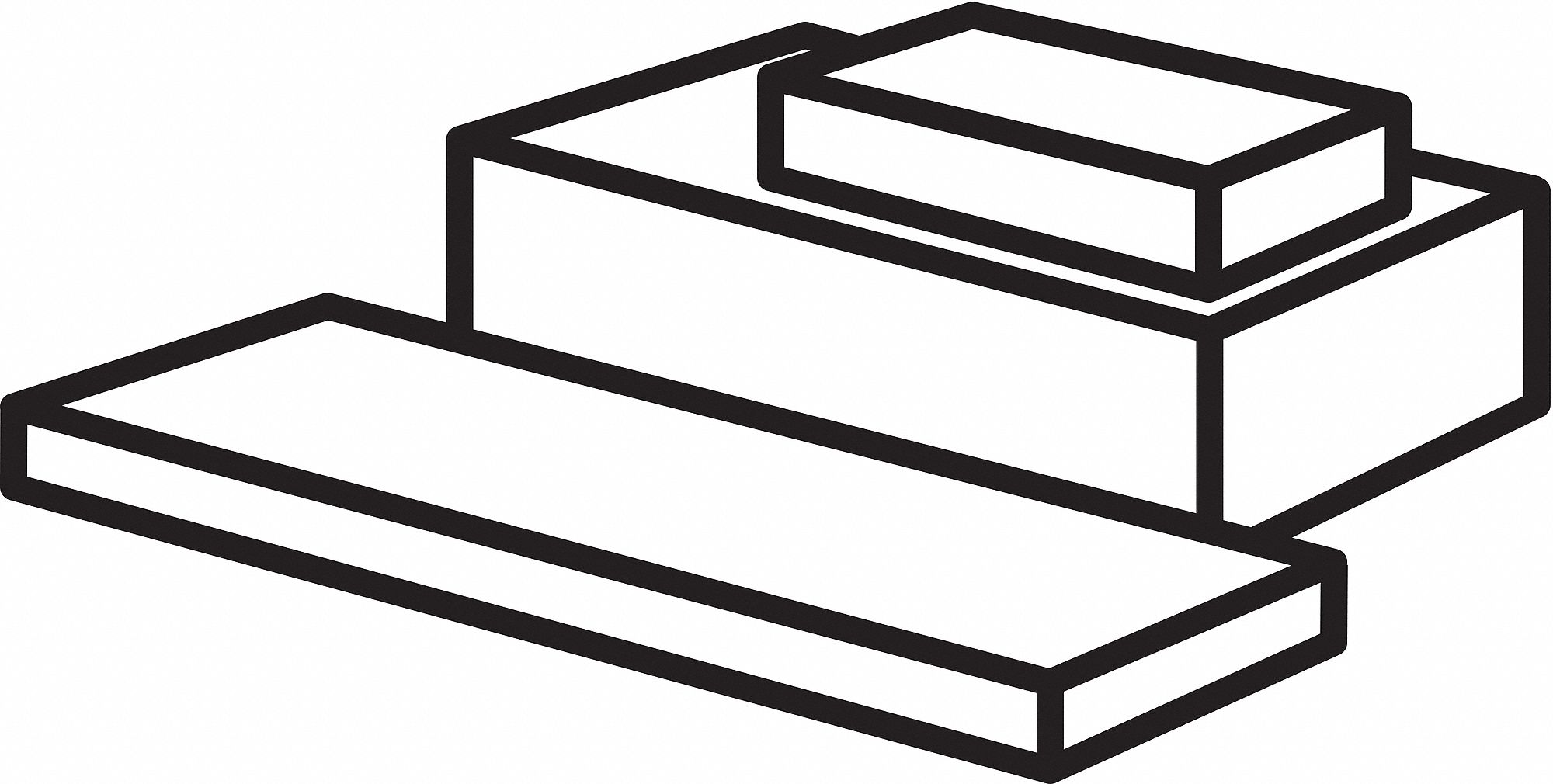 0.1875 in Thick, 4 in x 3 ft, PTFE Bar - 30GD40|G15-TRB-.187-4X3 - Grainger