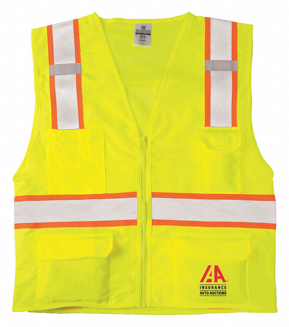 Auction Employee Vest,w/IAA Logo,3XL - Grainger