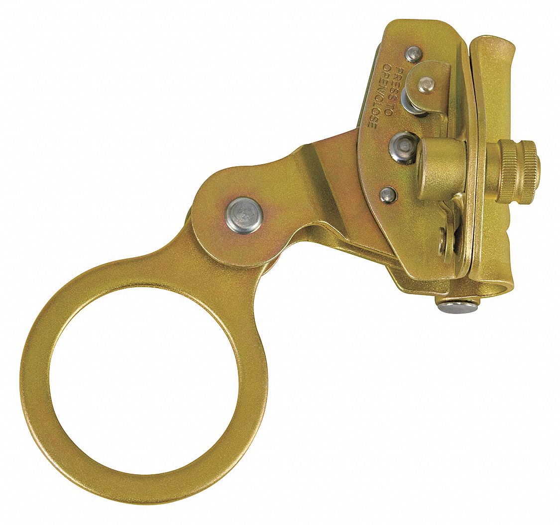 CONDOR, 310 lb Capacity, Steel, Rope Grab - 30HG85|30HG85 - Grainger