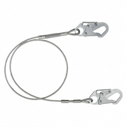 CONDOR, Steel Snap Hook, Steel Snap Hook, Positioning Lanyard - 30HG87 ...