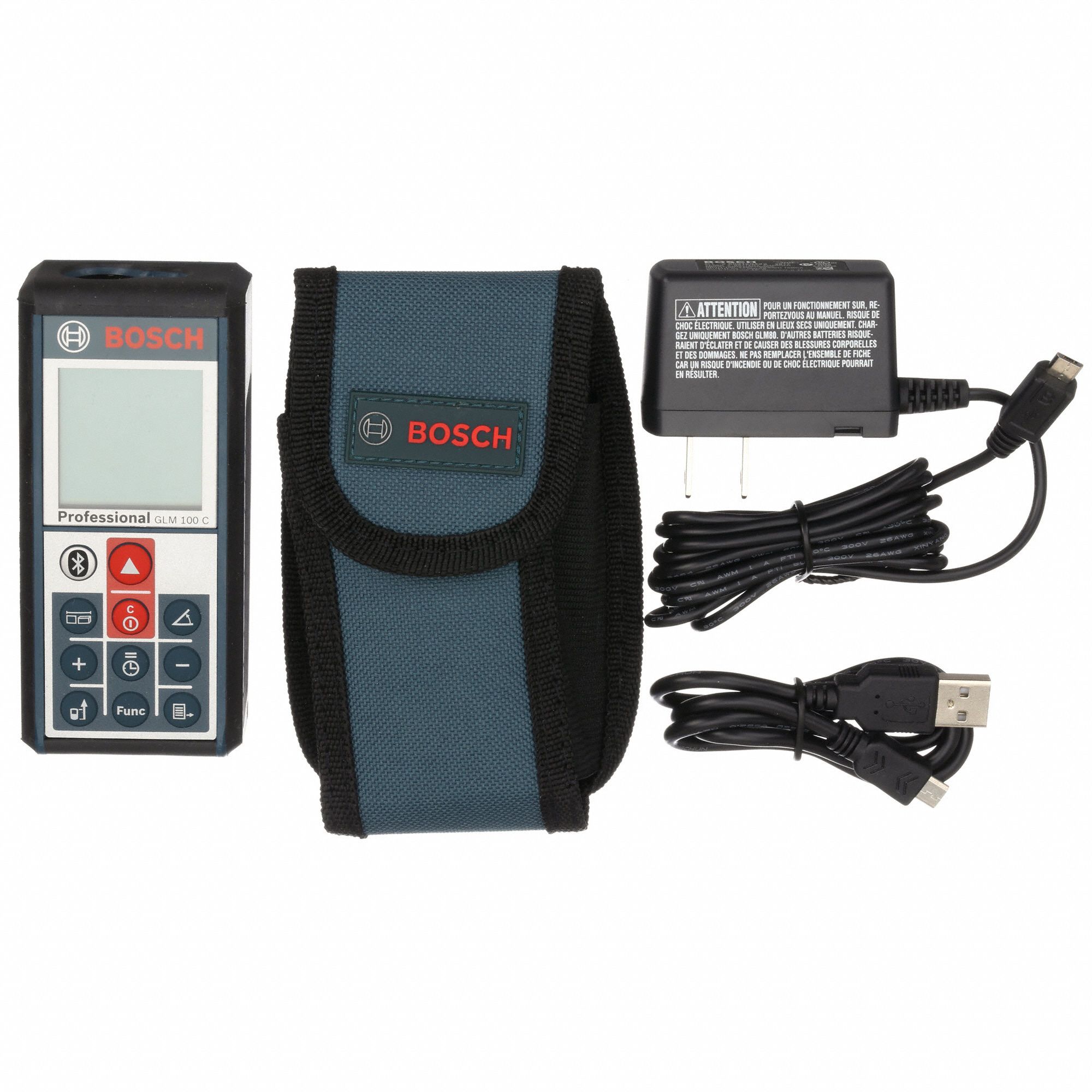 BOSCH Laser Distance Meter, Indoor, Outdoor, Maximum Measuring Distance ...