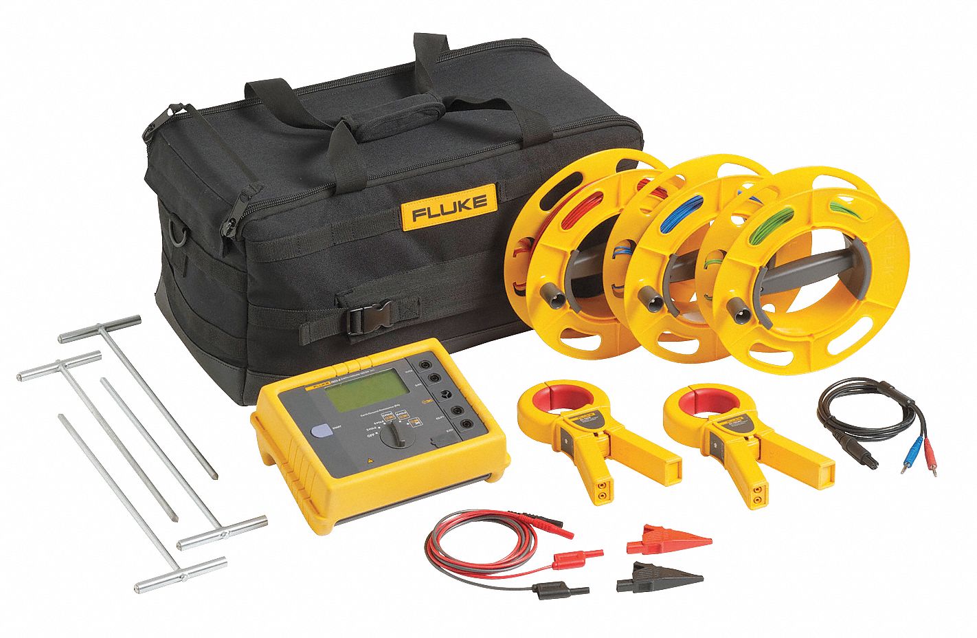 Clamp Ground Resistance Tester With Loop Resistance Test Range To 