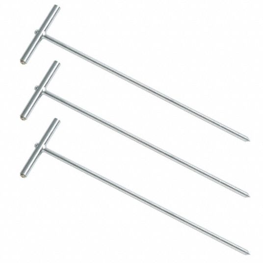 FLUKE, Stake Kit, 25 m_50 m Cable Lg, Stake Accessory Kit - 30JZ67|ES ...