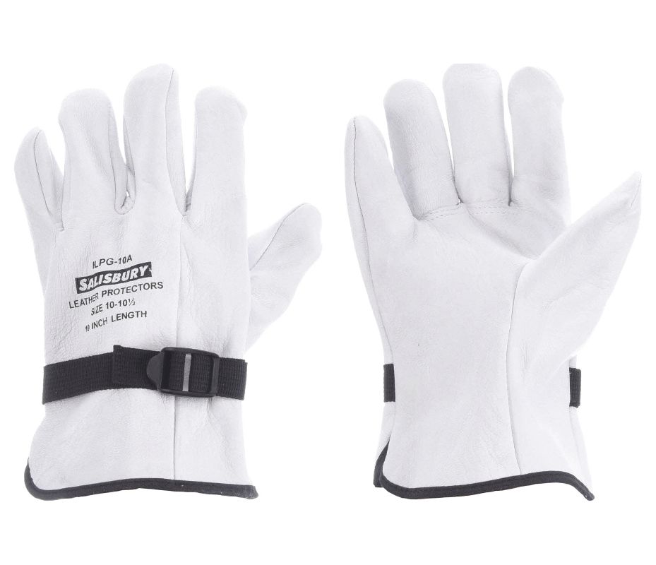SALISBURY Protector para Guantes Aislantes , Crema , Cuero de Cabra ...