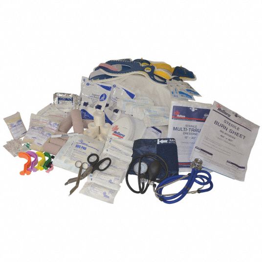 102 Components, Plastic Bag, First Aid Kit - 30LR62|MS-75151 - Grainger