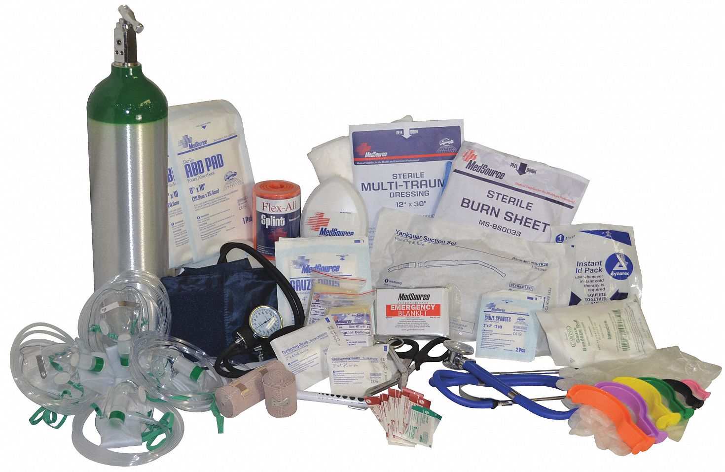 70 Components, Plastic Bag, First Aid Kit - 30LR67|MS-75166 - Grainger