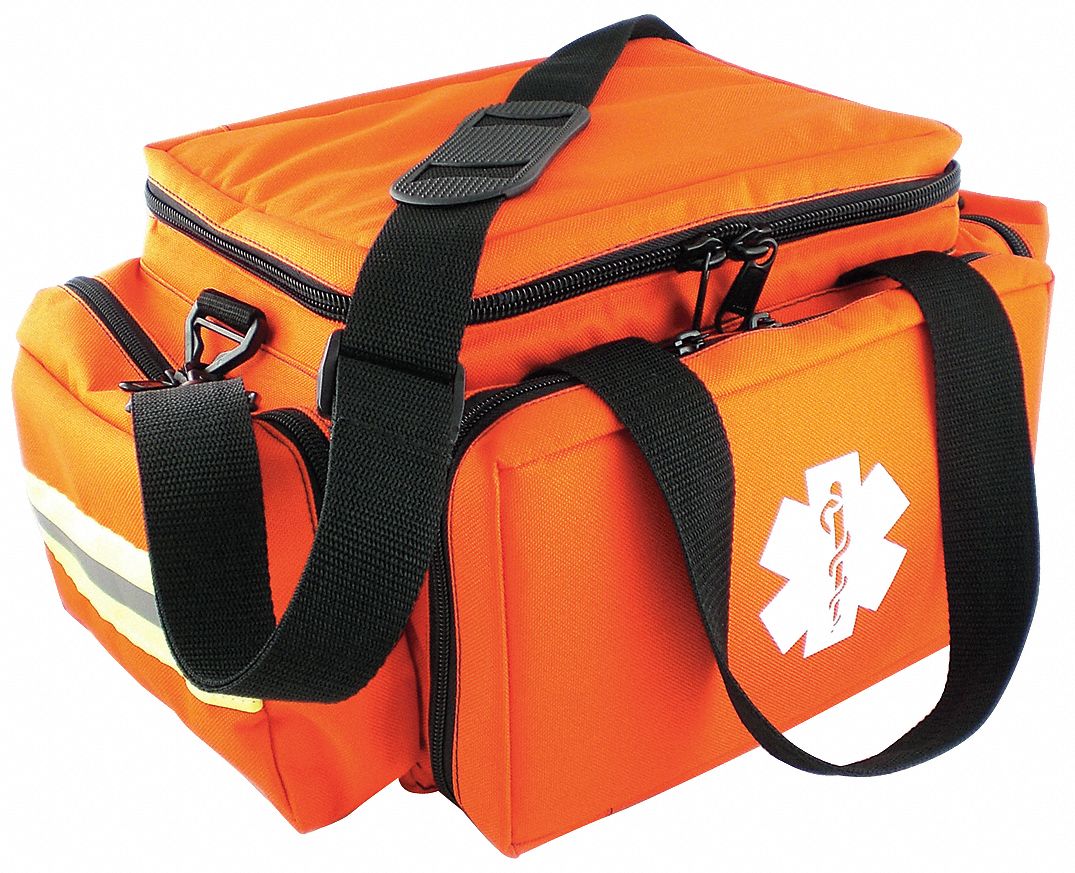 MEDSOURCE Trauma Bag, 7 1/2 in Length, 7 1/2 in Width, 10 in Height ...