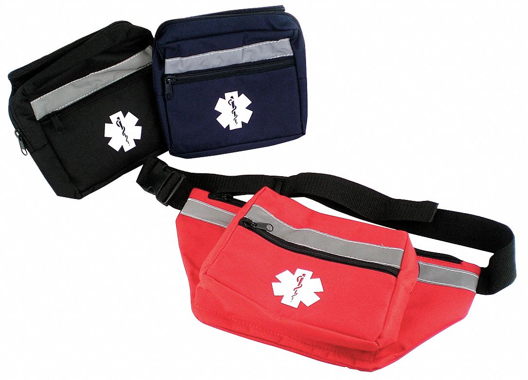 MEDSOURCE, 14 in L x 7 in W x 5 in D, Polyester, Fanny Pack - 30LT30|MS ...