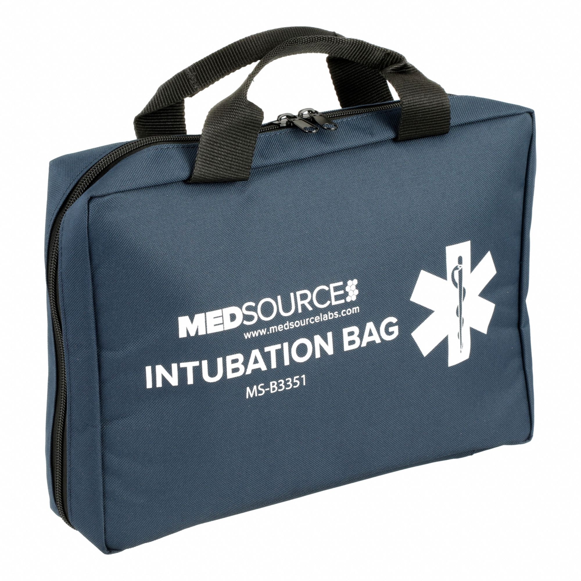 MEDSOURCE, 10 in Overall Lg, 14 in Overall Wd, Intubation Bag - 30LT36 ...