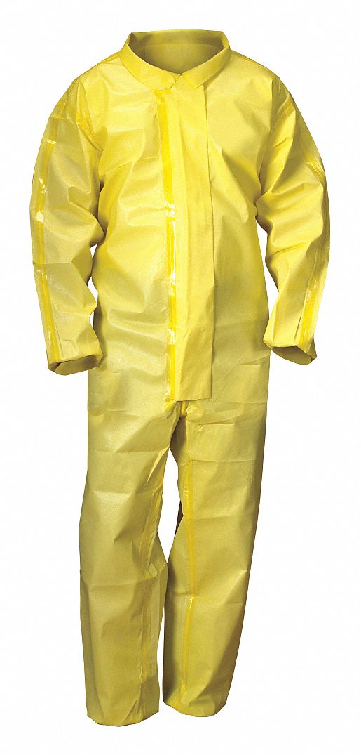 CONDOR, Open Ankle, Yellow, Coveralls - 30LV01|30LV01 - Grainger