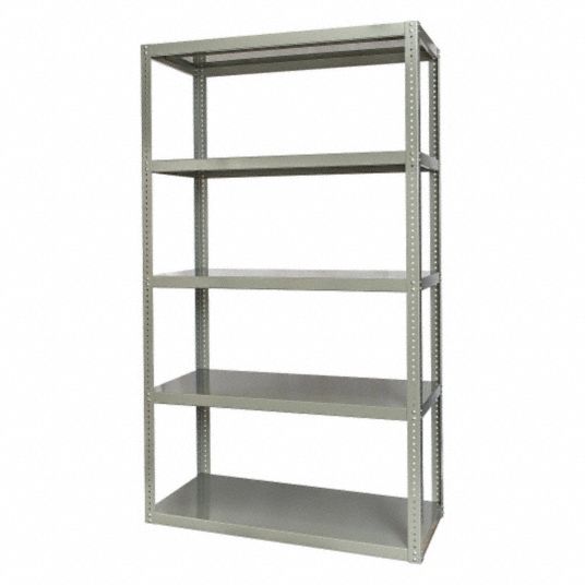 HALLOWELL, Starter, Extra-Heavy-Duty, Metal Shelving - 30LV91|HCS602484 ...