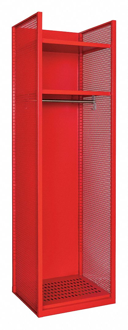 HALLOWELL, 24 3/4 in x 22 in x 84 in, Steel, Gear Locker - 30LW41 ...