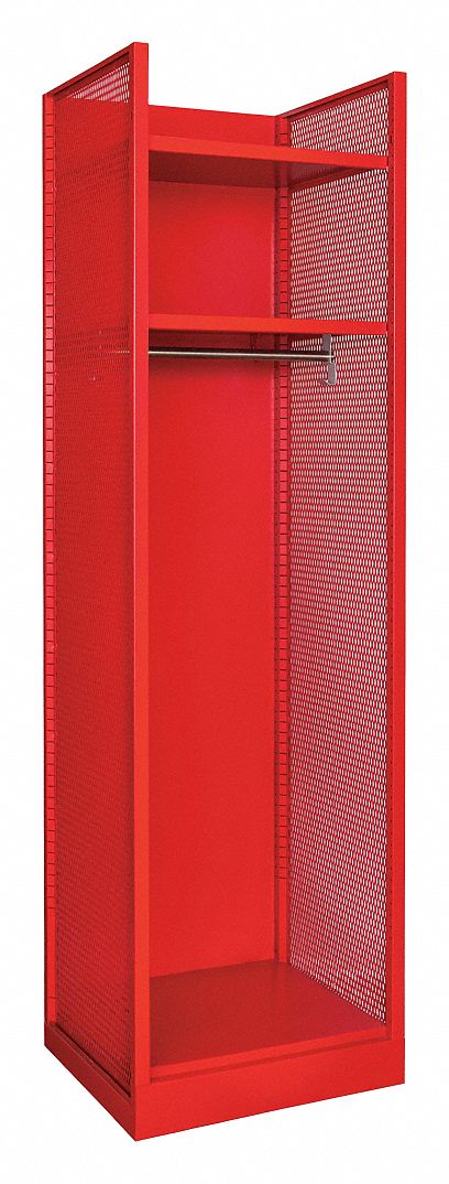 HALLOWELL, 24 3/4 in x 22 in x 86 1/4 in, Steel, Gear Locker - 30LW42 ...