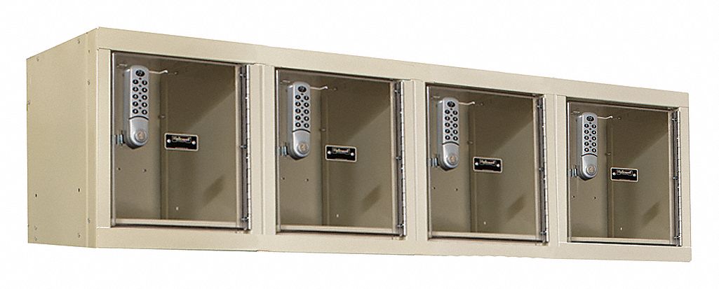 HALLOWELL, 12 in x 18 in x 15 in, 1 Tiers, Wall Mount Box Locker ...