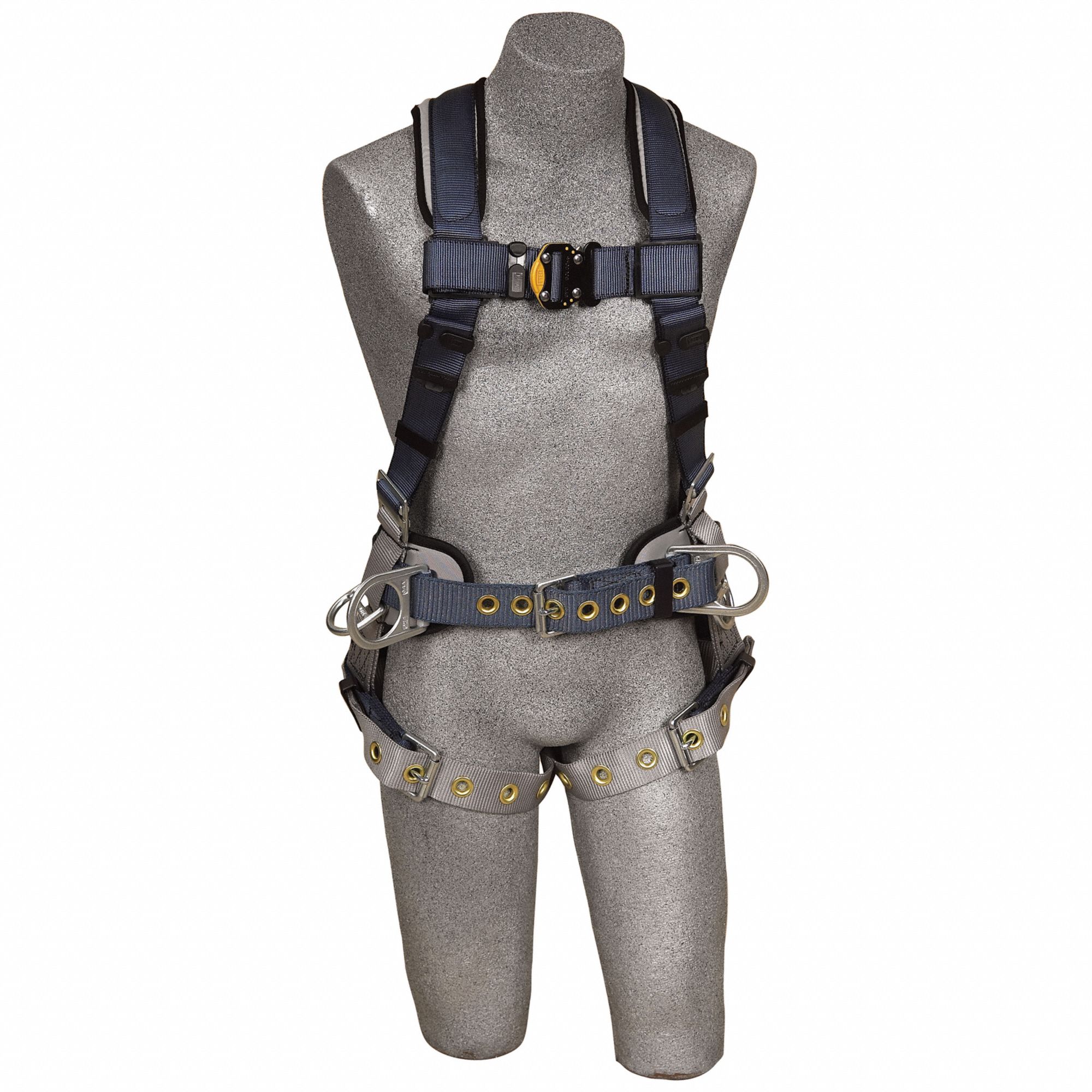 3M DBI-SALA, M, 1100531, Ironworker Harness Medium Vest Style - 30M394 ...