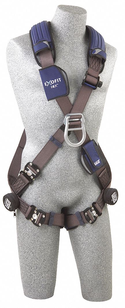 3M DBI-SALA Full Body Harness: Climbing, Crossover Harness, Back/Chest ...