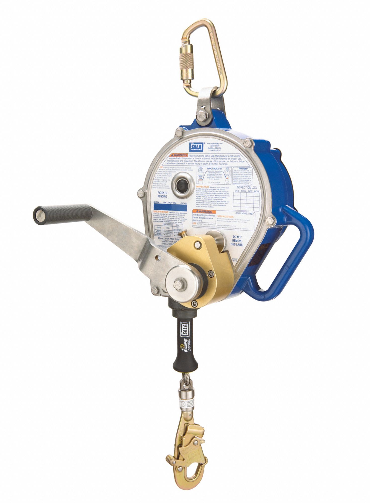 3M DBI-SALA Integrated Rescue Self-Retracting Lifeline: 420 lb Wt ... 3M DBI-SALA Integrated Rescue Self-Retracting Lifeline: 420 lb Wt ...