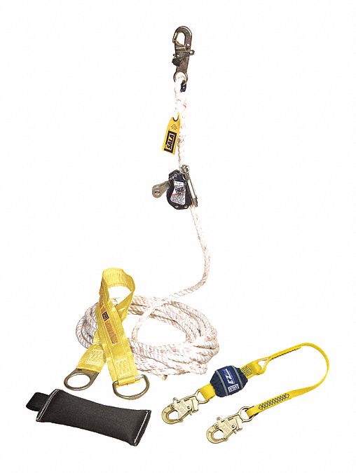 3M DBI-SALA Rope Grab System,Trailing,100ft - 30M860|5000401 - Grainger