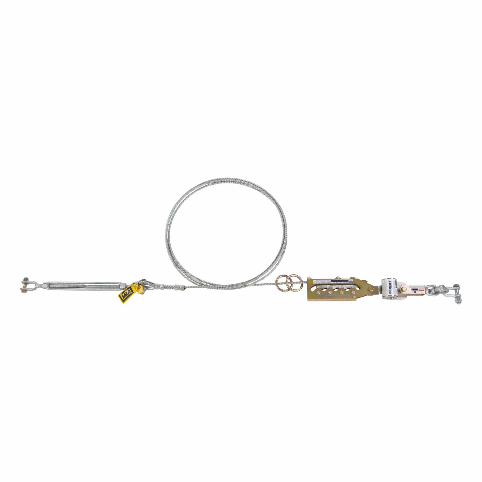 3M DBI-SALA, 30 ft Lifeline Lg, Reusable, Horizontal Lifeline System ...