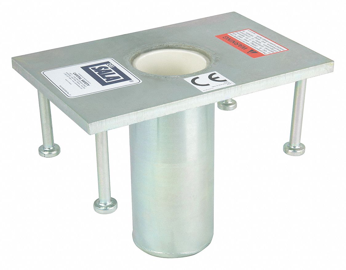 3M DBI-SALA, Flush Mount Base Mount, Pour-in-Place, Flush Floor Mount ...