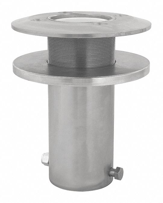3M DBI-SALA Deck Mount Sleeve,Silver: Flush Mount Base Mount, Slip-In ...