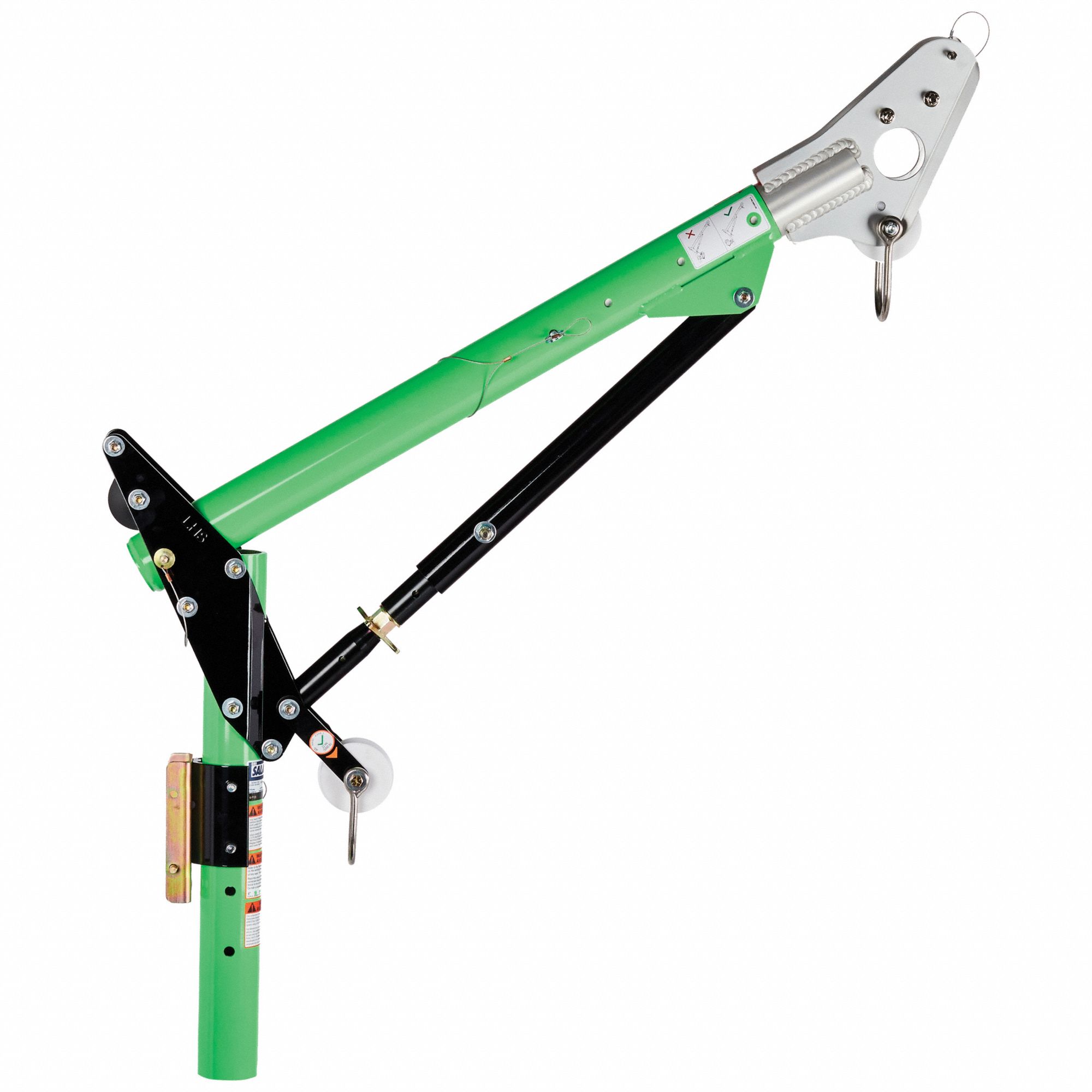 3M DBI-SALA, Lower Mast Extension, Green/Silver, Upper Davit Mast ...