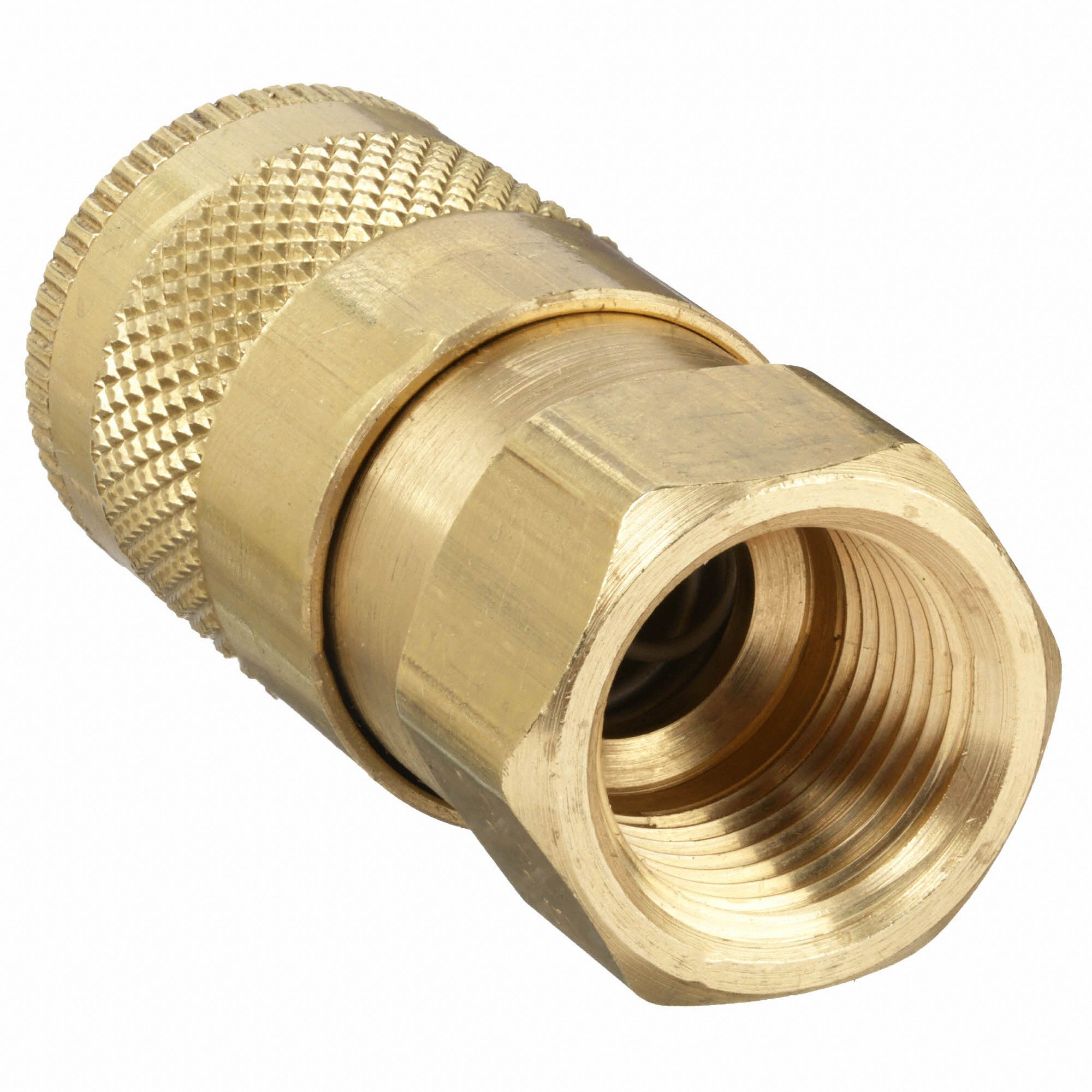 PARKER Quick Connect Hose Coupling, Tru-Flate-Automotive, Brass, Socket ...