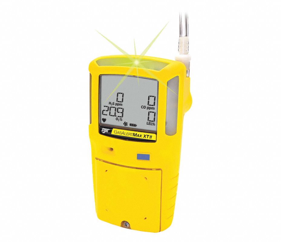 BW TECHNOLOGIES Detector de Gas,CO,0-1000 ppm,Amarillo - Detectores de ...