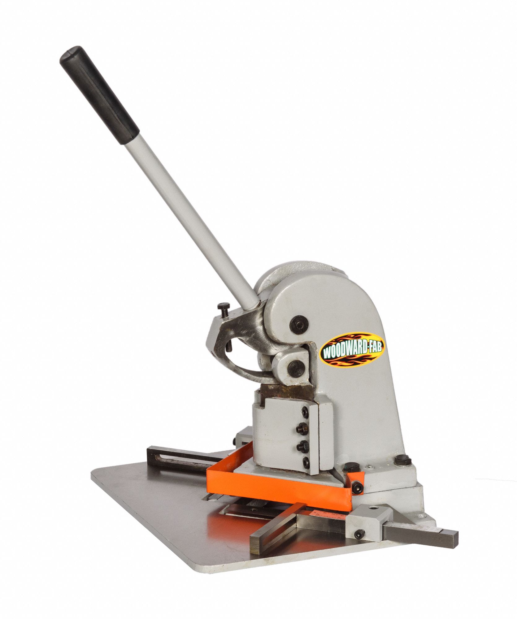 WOODWARD FAB Manual Metal Stock Notcher: 90°, 6 in Notch Dp, 6 in Notch ...