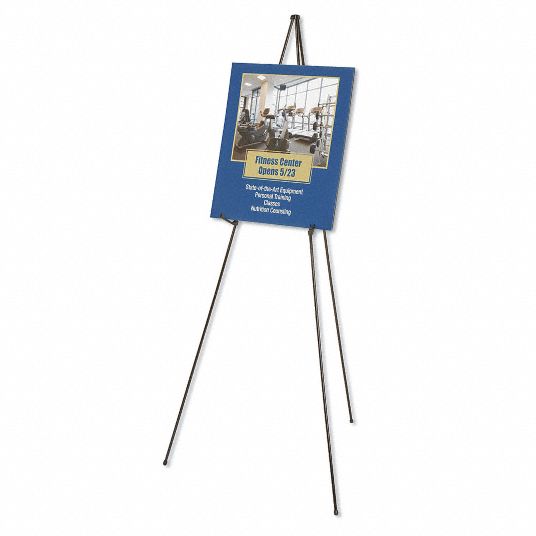 QUARTET, Easel Mounted/Portable/Carry, Aluminum Frame, Easel - 30P055 ...