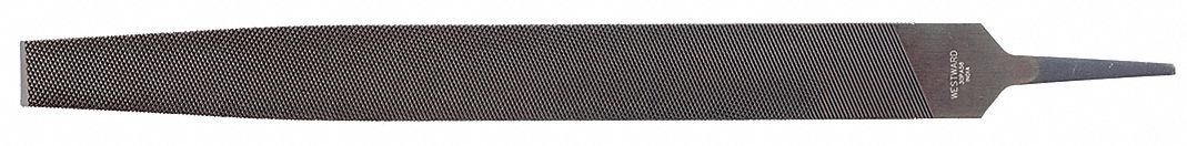 WESTWARD Machinists File: Rectangular, Bastard Cut, 14 in Lg without ...