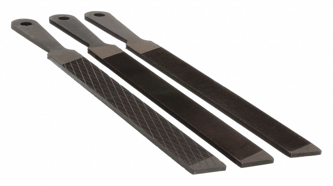 10 in Flat Chip-Breaking/10 in Flat with Handle/10 in Mill Bastard with ...