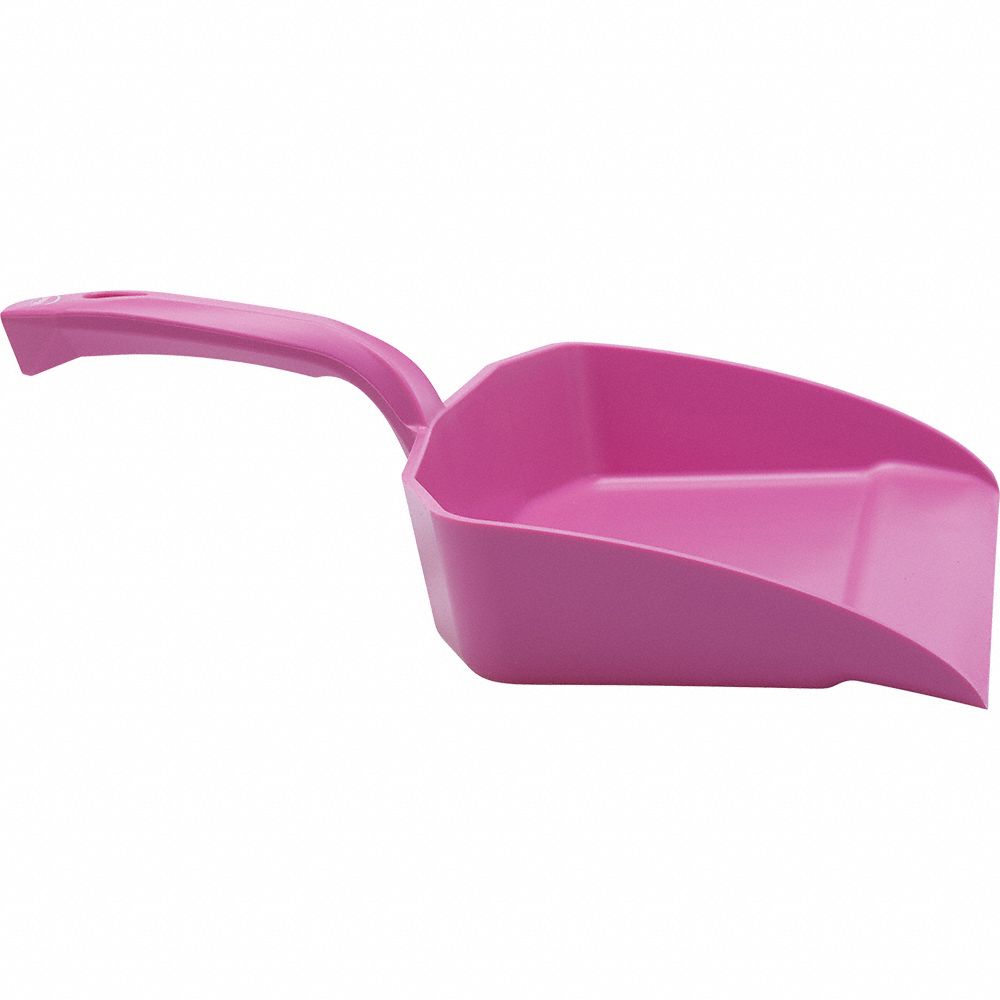 VIKAN Handheld Dust Pan: Polypropylene, 5 1/2 in Handle Lg, 13 1/4 in ...