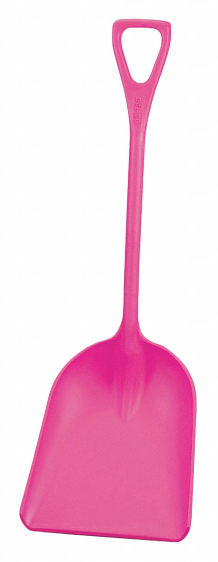 VIKAN, Pink, 17 in Blade Lg, Hygienic Shovel - 30PC72|69821 - Grainger