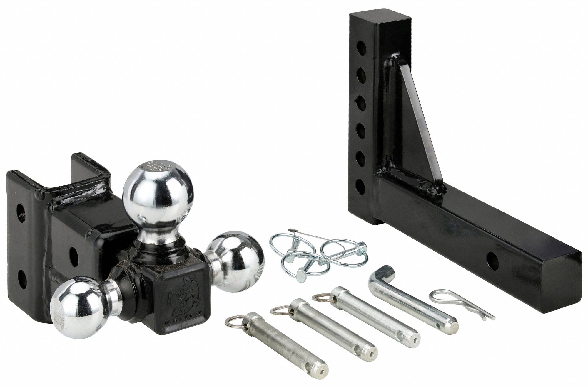 BUYERS PRODUCTS, 2 in Compatible Ball Shank Dia, 1 7/8 in Ball Dia ...