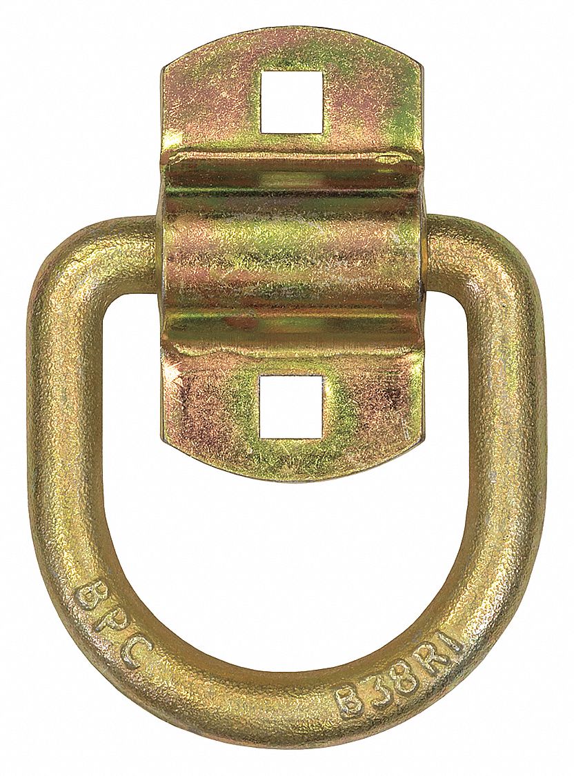 BUYERS PRODUCTS, 1/2 in Ring Dia., 11,781 lb Capacity GVW, D-Ring ...