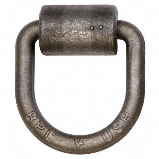 BUYERS PRODUCTS D-Ring: 1/2 in Ring Dia., 11,781 lb Capacity GVW, 4,080 ...