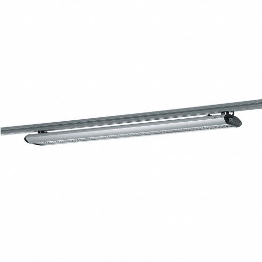 Clamp-On Task Light, LED, 3200 Lumens, Lamp Included Yes, Aluminum ...