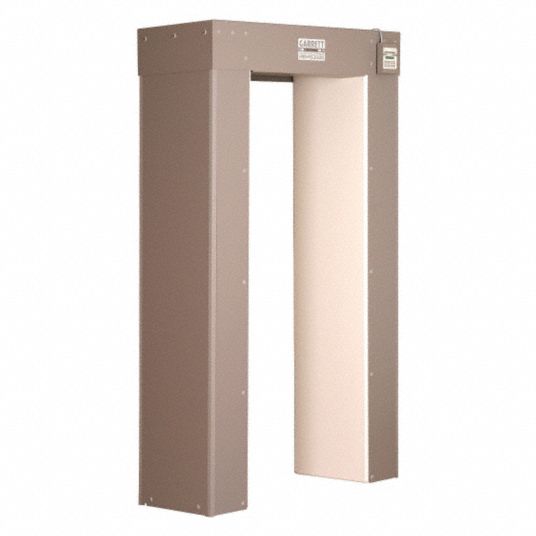 GARRETT METAL DETECTORS Walk-Through Metal Detector, 1-1/2 Scan Depth ...